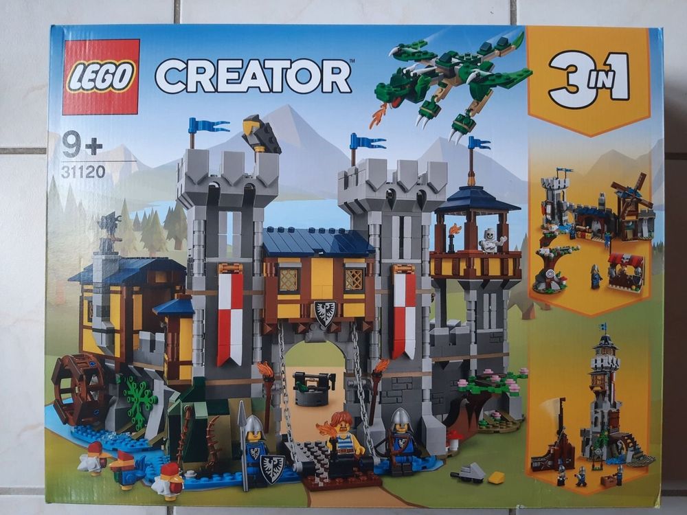 Lego 31120 Mittelalterliche Burg Creator 3in1, neu (Neu und ...