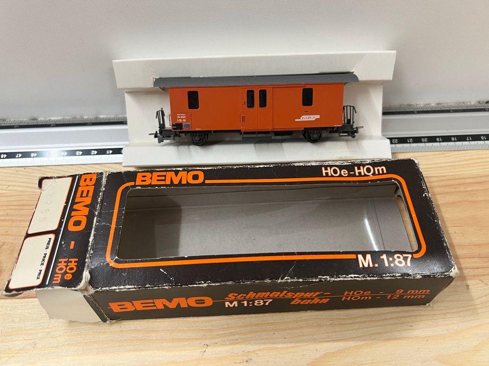 Bemo 2265 191 RhB Materialwagen, H0m | Kaufen auf Ricardo