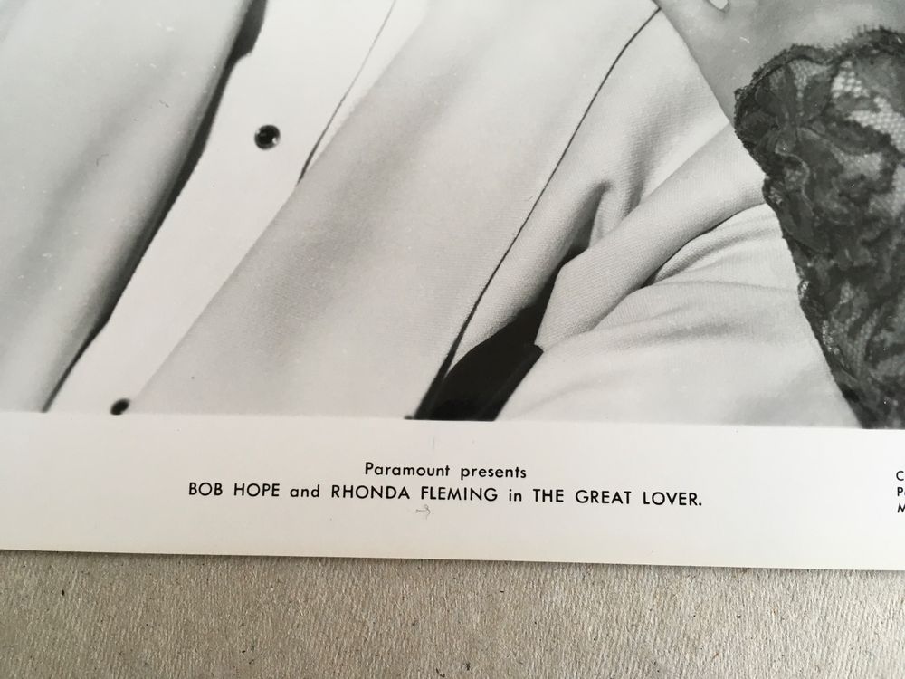 🟡Movie Foto Kinoaushang Star BOB HOPE / RHONDA FLEMING 40er (Gebraucht ...