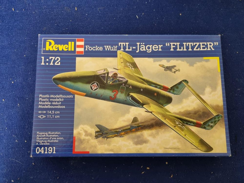 Focke Wulf TL-Jäger „FLITZER“ 1/72 Jet-Prototyp 1943 bis 194 | Kaufen ...