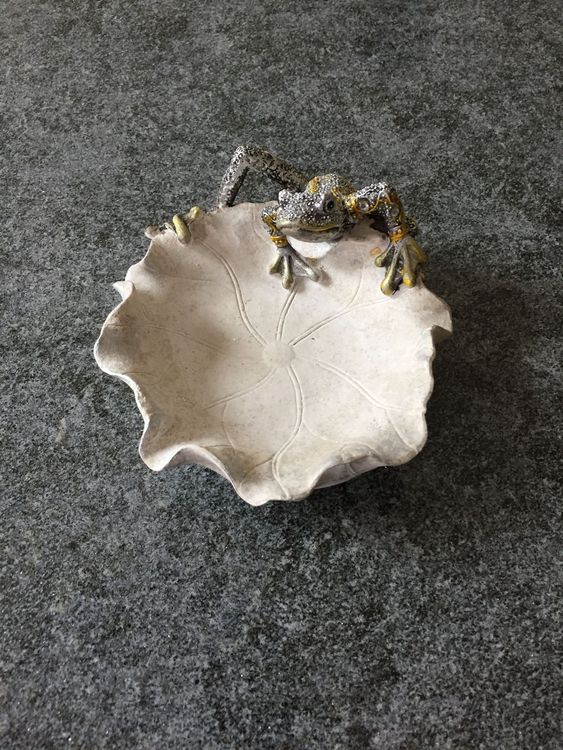 kitschiger Aschenbecher mit Frosch | Kaufen auf Ricardo
