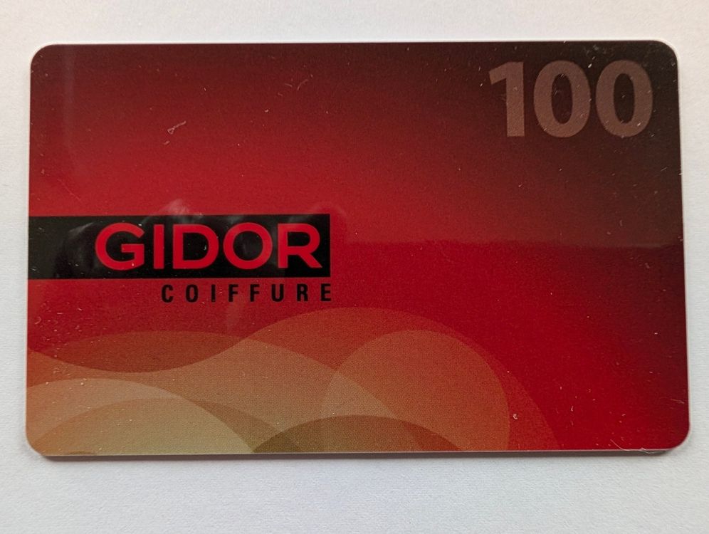 Gidor Geschenkkarte Guthaben 97.50 (Neu (gemäss Beschreibung)) in ...