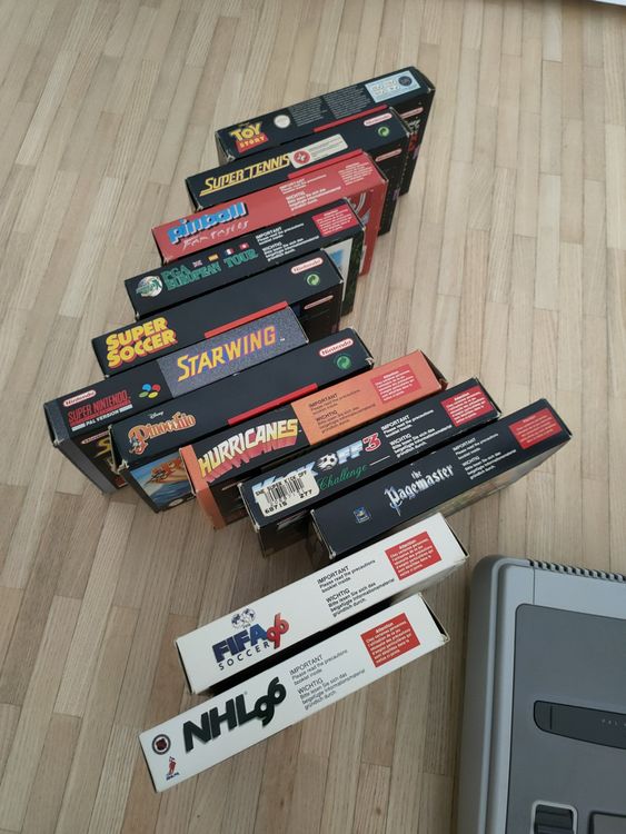RAR* SUPER NINTENDO KONSOLUT mit vielen Games | Kaufen auf Ricardo