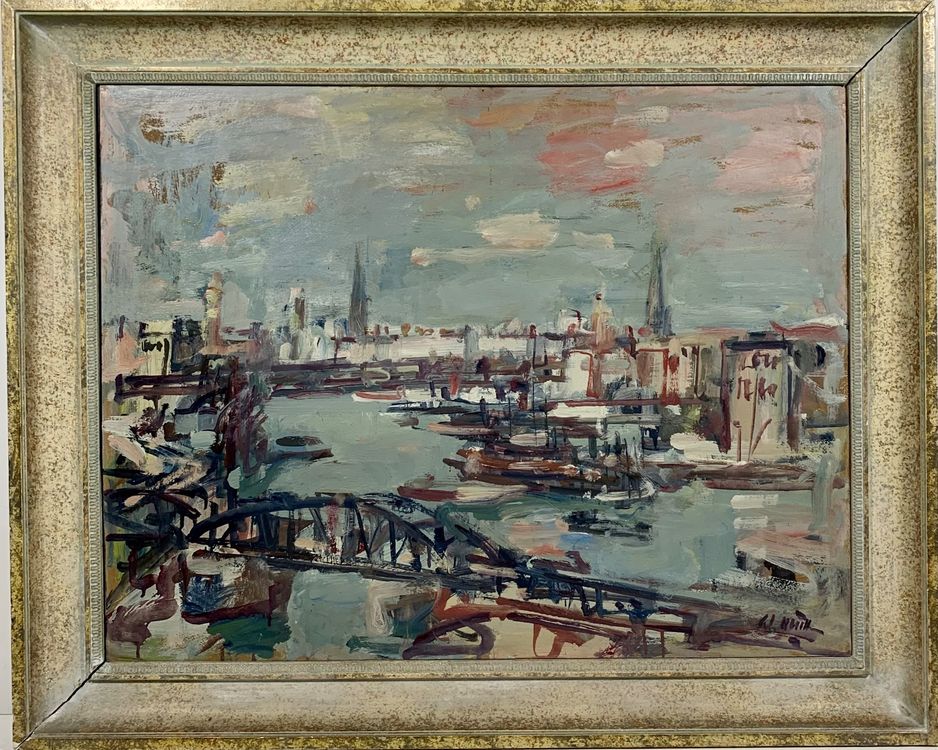 Walter Emil Müller (1896-1983) grosses Gemälde (Gebraucht) in Root für CHF 145 – mit Lieferung ...