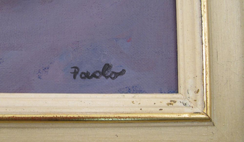 PAOLO - Paul Jakob MÜLLER (1894-1982) - Mono Rose Öl/Karton (Gebraucht ...