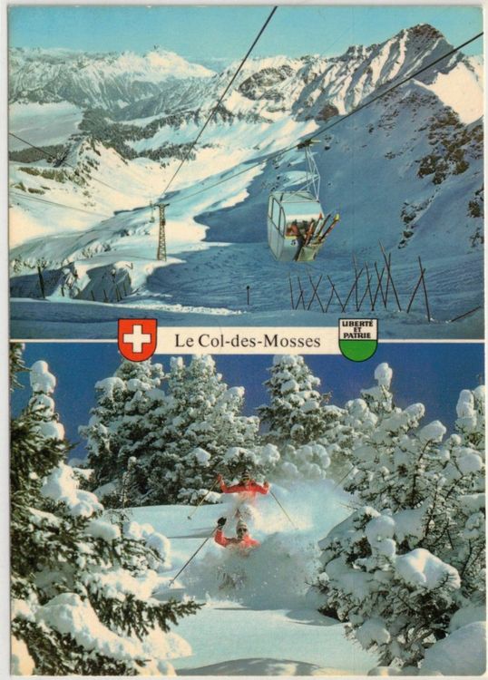 Col des Mosses - 2 Bild AK (Gebraucht) in Binningen für CHF 1.5 – mit Lieferung auf Ricardo kaufen