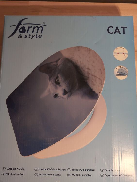 Duroplast WC-Sitz "Katze" (Neu und originalverpackt) in Greppen für CHF 16 – mit Lieferung auf ...