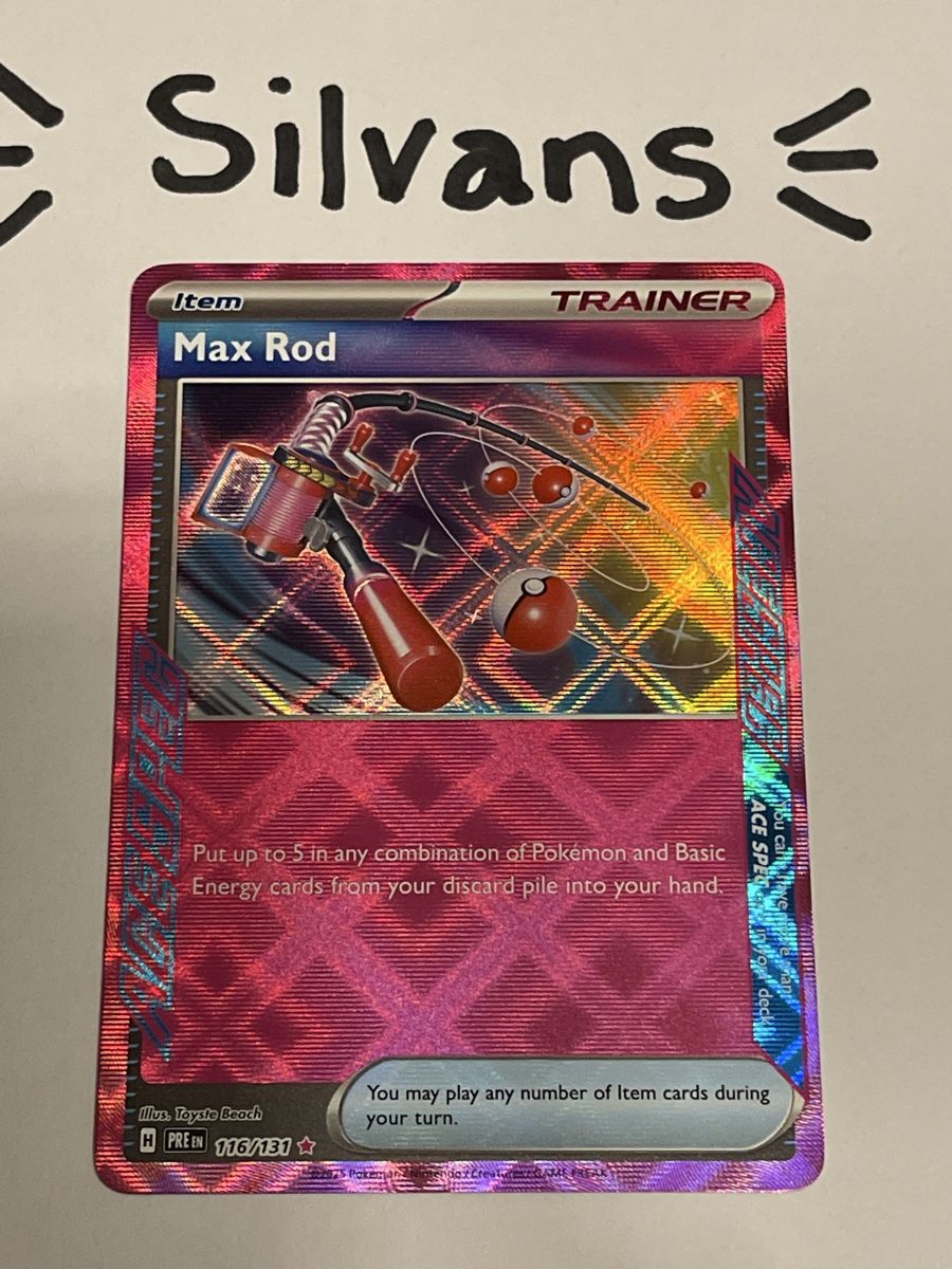 Max Rod 116/131 Prismatic Evolutions Englisch (Neu (gemäss Beschreibung ...