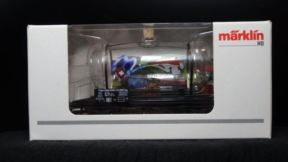 Märklin, Glaskesselwagen, SBB, Furger Anton Visp, Simplon (Neu (gemäss ...
