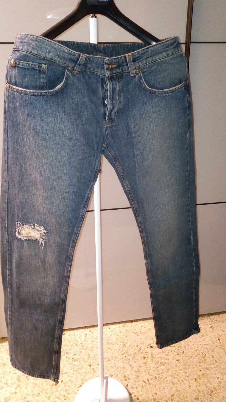 Jeans délavé Iceberg Ice J, style grunge tendance! T 32 (Neuf (Voir ...