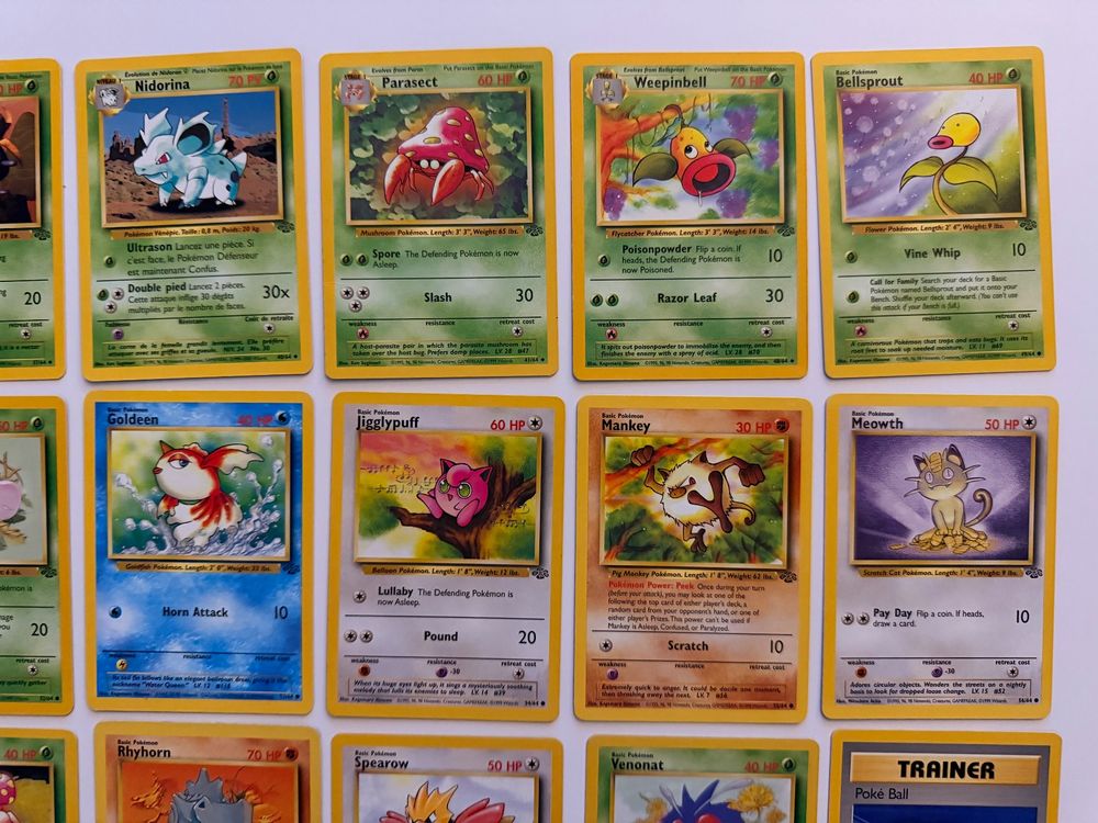 Jungle 21 Pokémon Karten Bundle WOTC 1999 Vintage (Gebraucht) in Luzern ...