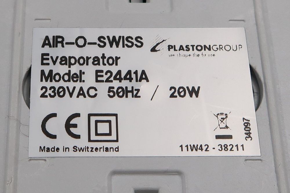 Air-o-Swiss Boneco 2441A Mit neuem Filter u. Silver Stick (Gebraucht ...