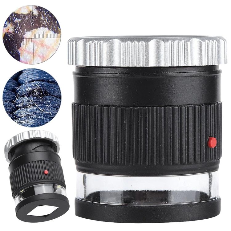 Nähen Münzen Juwelierlupe 30 fache Lupe mit LED UV-Licht (Neu (gemäss ...