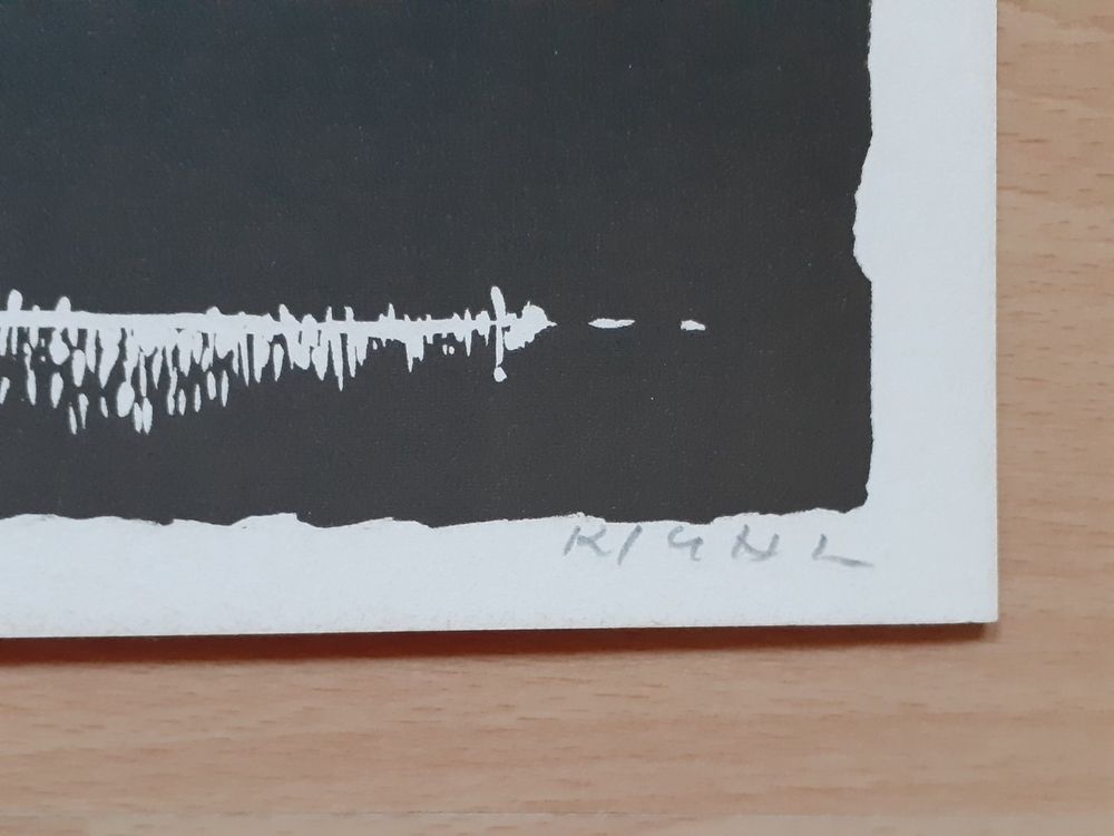 Rücken Akt Frau mit Perlenkette Lithographie Kiani? signiert (Gebraucht ...