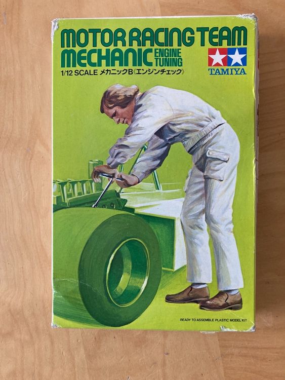 Vintage Tamiya Motor Racing Team Mechanic 1/1 | Kaufen auf Ricardo