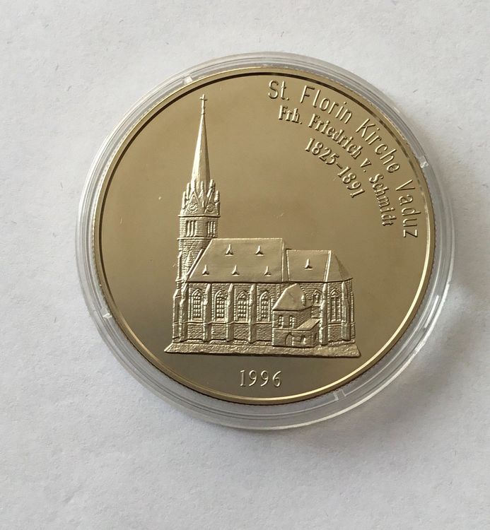 5 Euro 1996 Liechtenstein - St. Florin Kirche (Gebraucht) in Schlieren ...