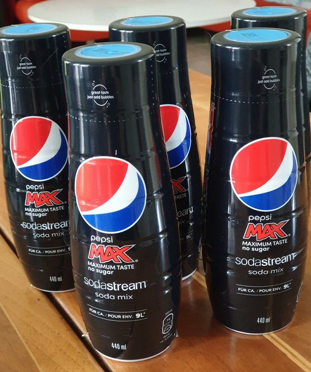 5x Pepsi Max Sirup 440 ml für sodastream (Neu und originalverpackt) in Derendingen für CHF 15 ...