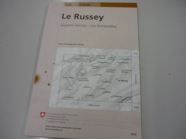 Wanderkarte 1123 Le Russey Landkarte Wandern 1:25000 (Gebraucht) in ...