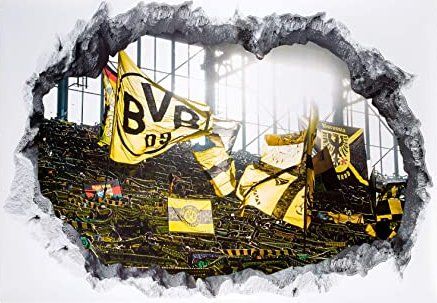 BVB 3D-Wandtattoo 'Gelbe Wand' 70 x 100 cm | Kaufen auf Ricardo