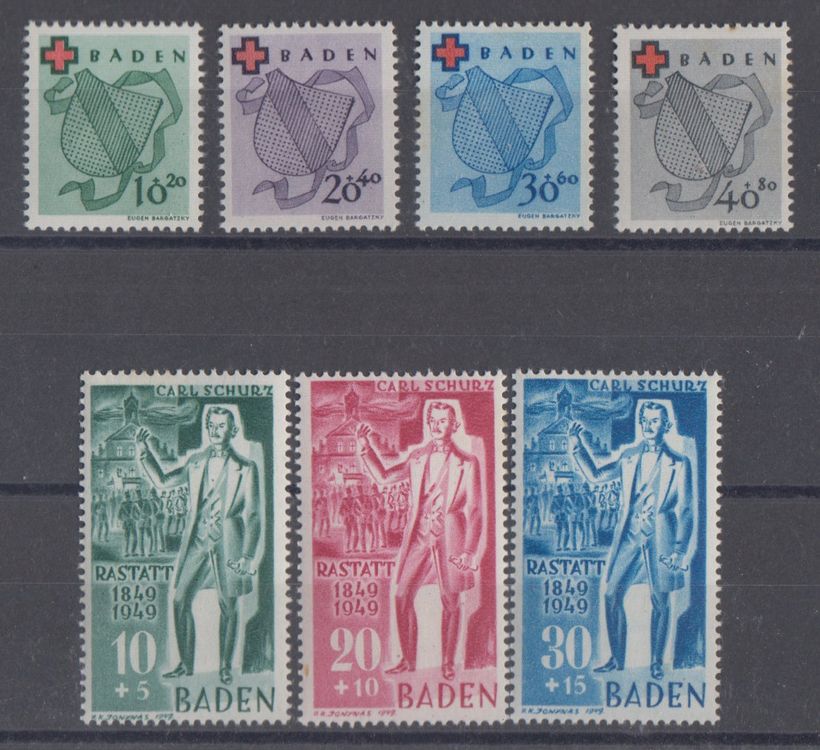 Frz. Zone BADEN 1949: Ausgaben * (Neu (gemäss Beschreibung)) in Eschlikon TG für CHF 10 – mit ...