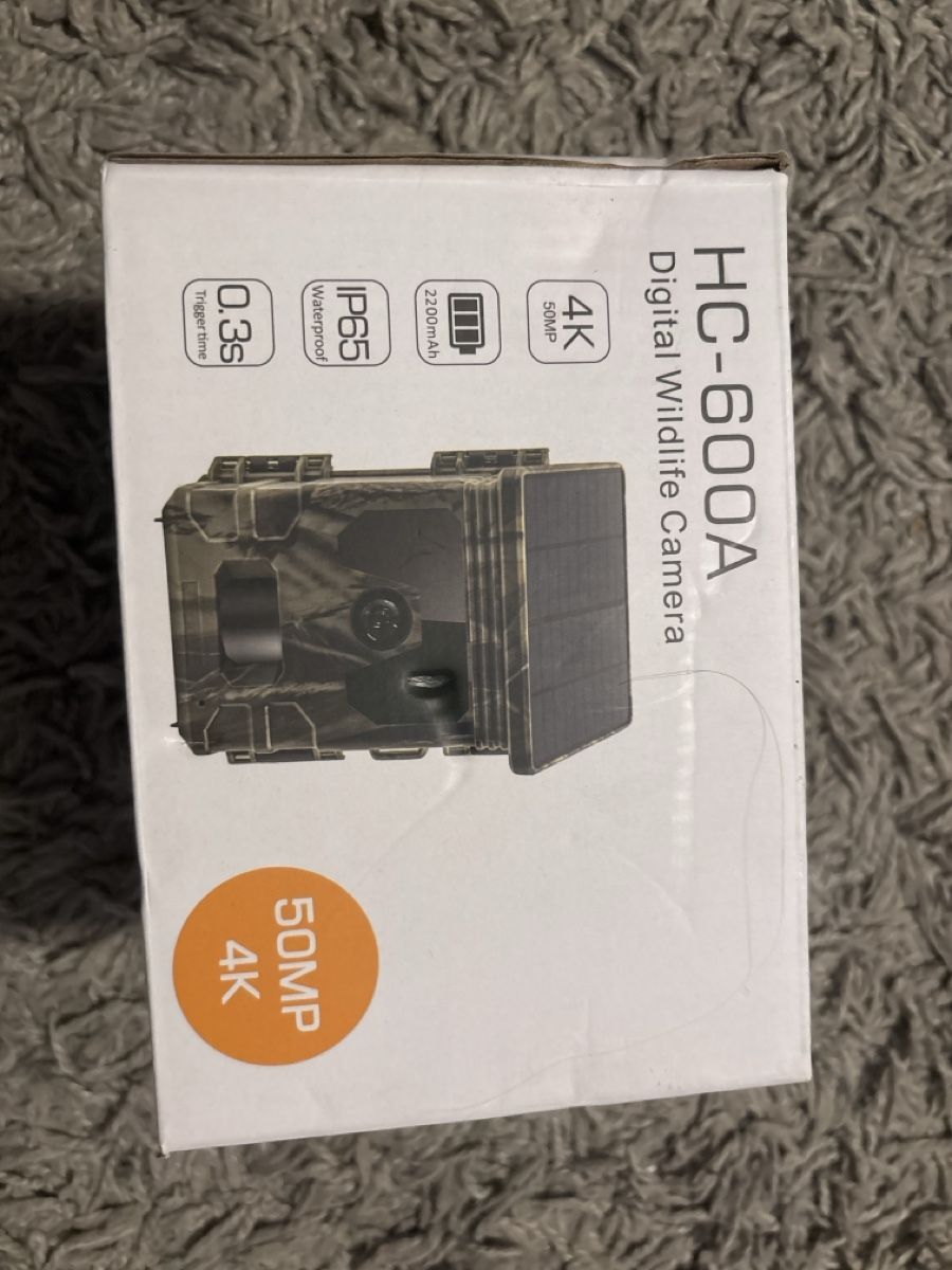 Neue Wildkamera HC-600A - 50MP, 4K, Solar, Top Zustand! (Neu und ...
