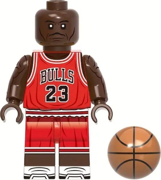 NBA Michael Jordan Minifigure + Basketball (LEGO) (Neu (gemäss ...
