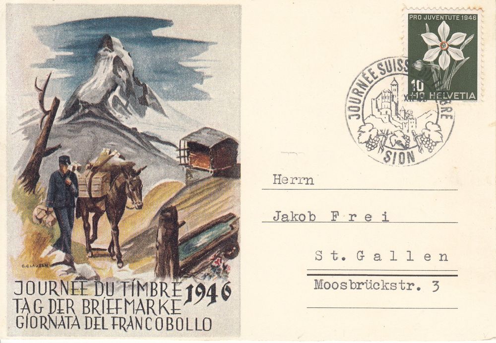 TdB 1946 Sion, Karte mit SST S. 269 (Gebraucht) in Bürglen TG für CHF 3.5 – mit Lieferung auf ...