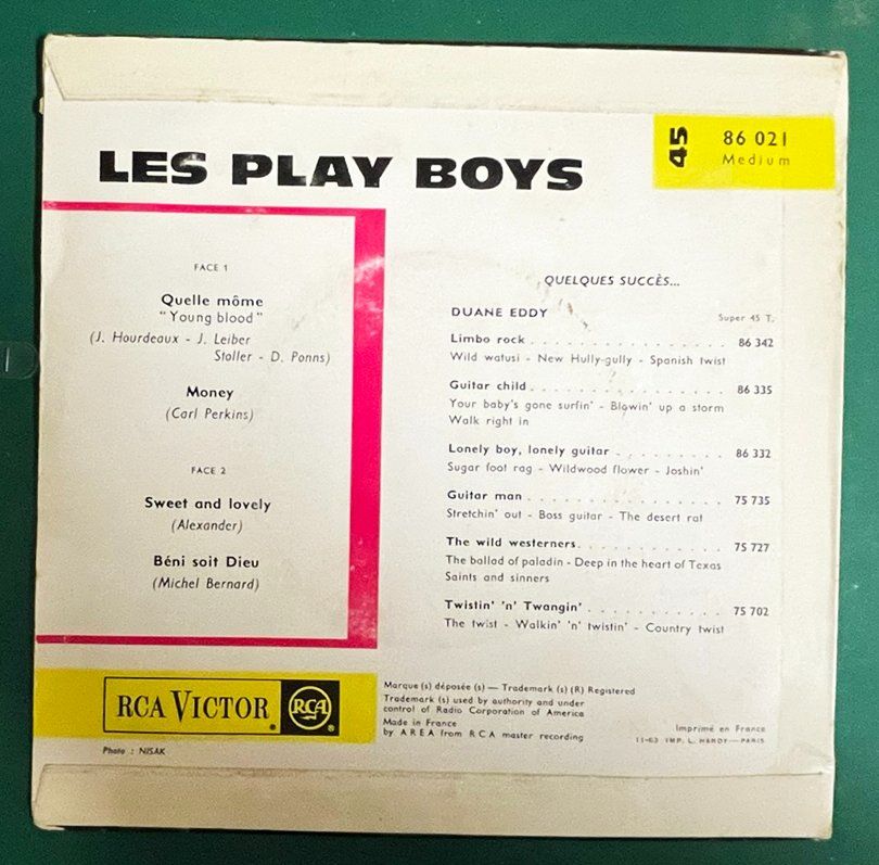 Single: LES PLAYBOYS - Quelle Mome (4-Track EP) (Gebraucht) in ...