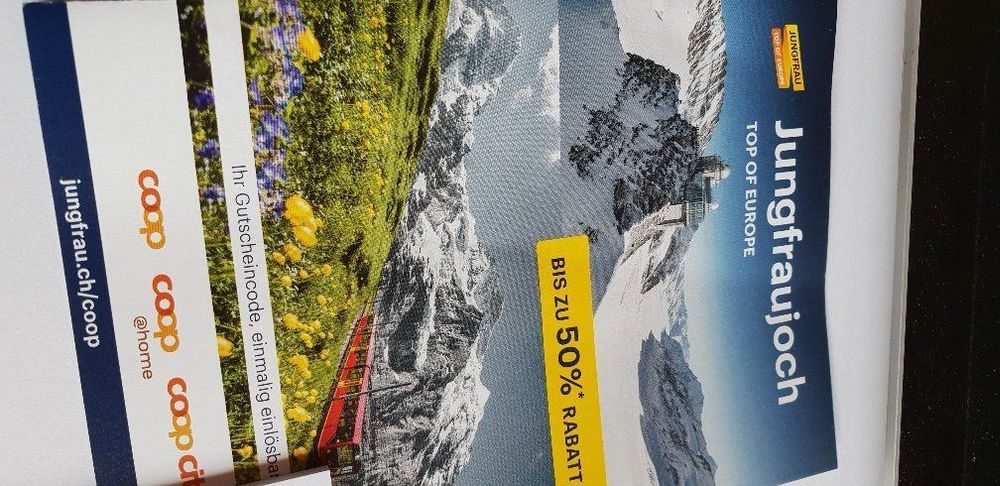 Coop Jungfraujoch (Neu (gemäss Beschreibung)) in Pfäffikon für CHF 10 – mit Lieferung auf ...