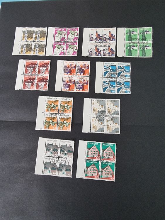 Landschaftsbilder 1973 Viererblock | Kaufen auf Ricardo