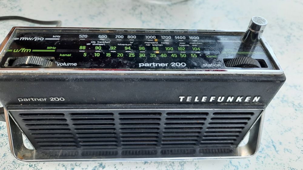 Retro Radio Telefunken Partner 200 Kult! 📻🎶 Vintage | Kaufen auf Ricardo