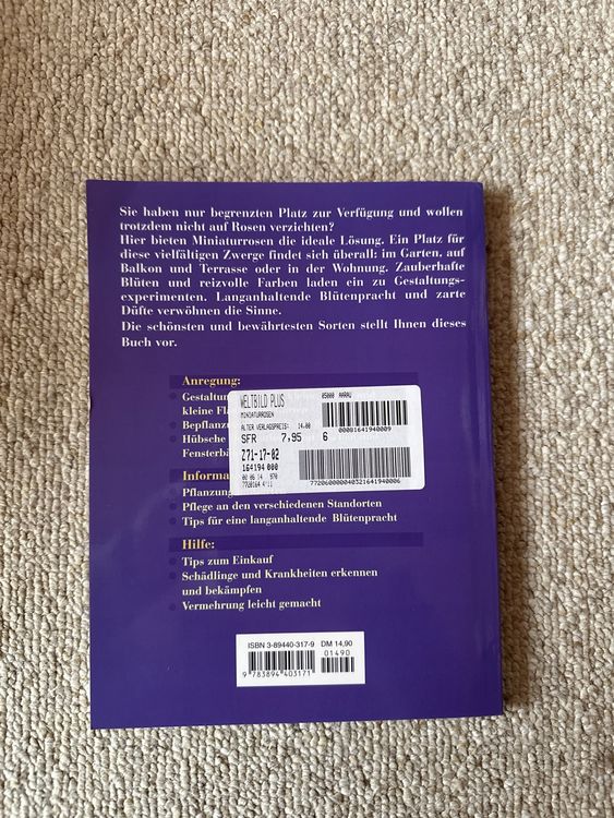 Miniaturrosen Zwergrosen für Wohnung, Balkon und Terasse (Gebraucht) in Buchs AG für CHF 2 – mit ...