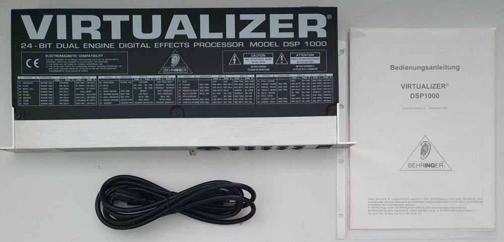 VIRTUALIZER DSP 1000 DIGITAL EFFECTS PROCESSOR Top Angepot! | Kaufen ...