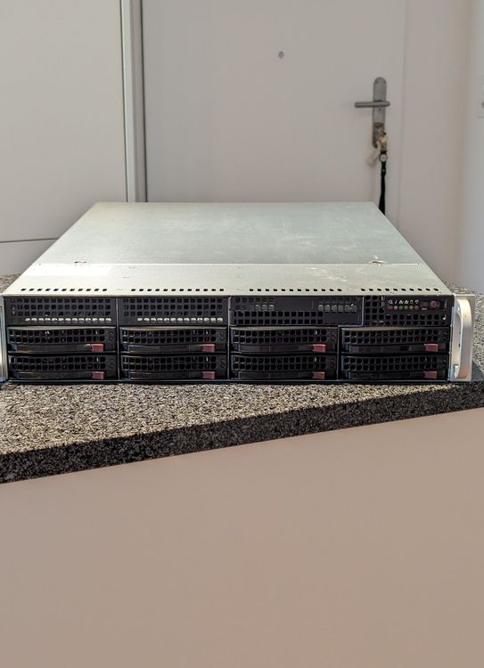 SUPERMICRO SERVER - 128 GB DDR4 RAM, 12 Cores, 8x 3.5" HDD (Gebraucht ...