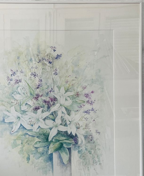 Marlene Peter Grosse Stilleben Aquarell Handsigniert | Kaufen auf Ricardo
