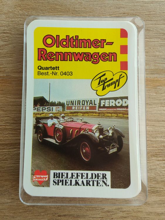 Quartett Oldtimer-Rennwagen (Gebraucht) in Zuzwil SG für CHF 22 – mit Lieferung auf Ricardo kaufen