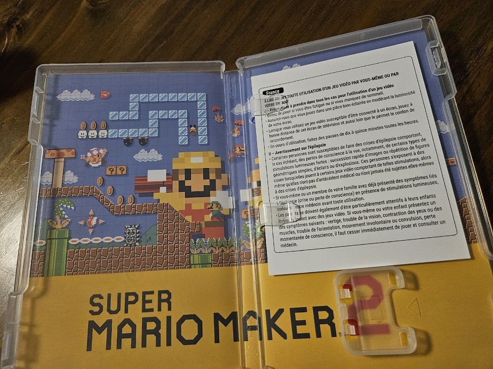 Boîte de jeu Super Mario Maker 2 – Sans cartouche ! (Neuf (Voir ...