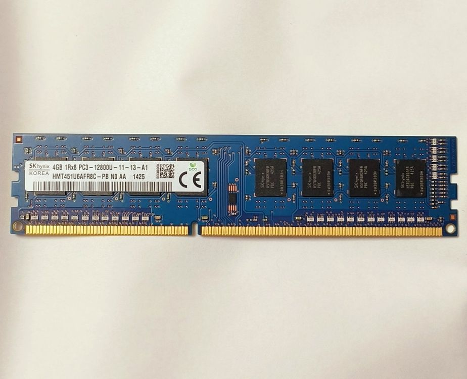 SK Hynix 4GB PC3-12800U DDR3-1600 1RX8 HMT451U6AFR8C Ram (Gebraucht) in Thusis für CHF 6 – mit ...
