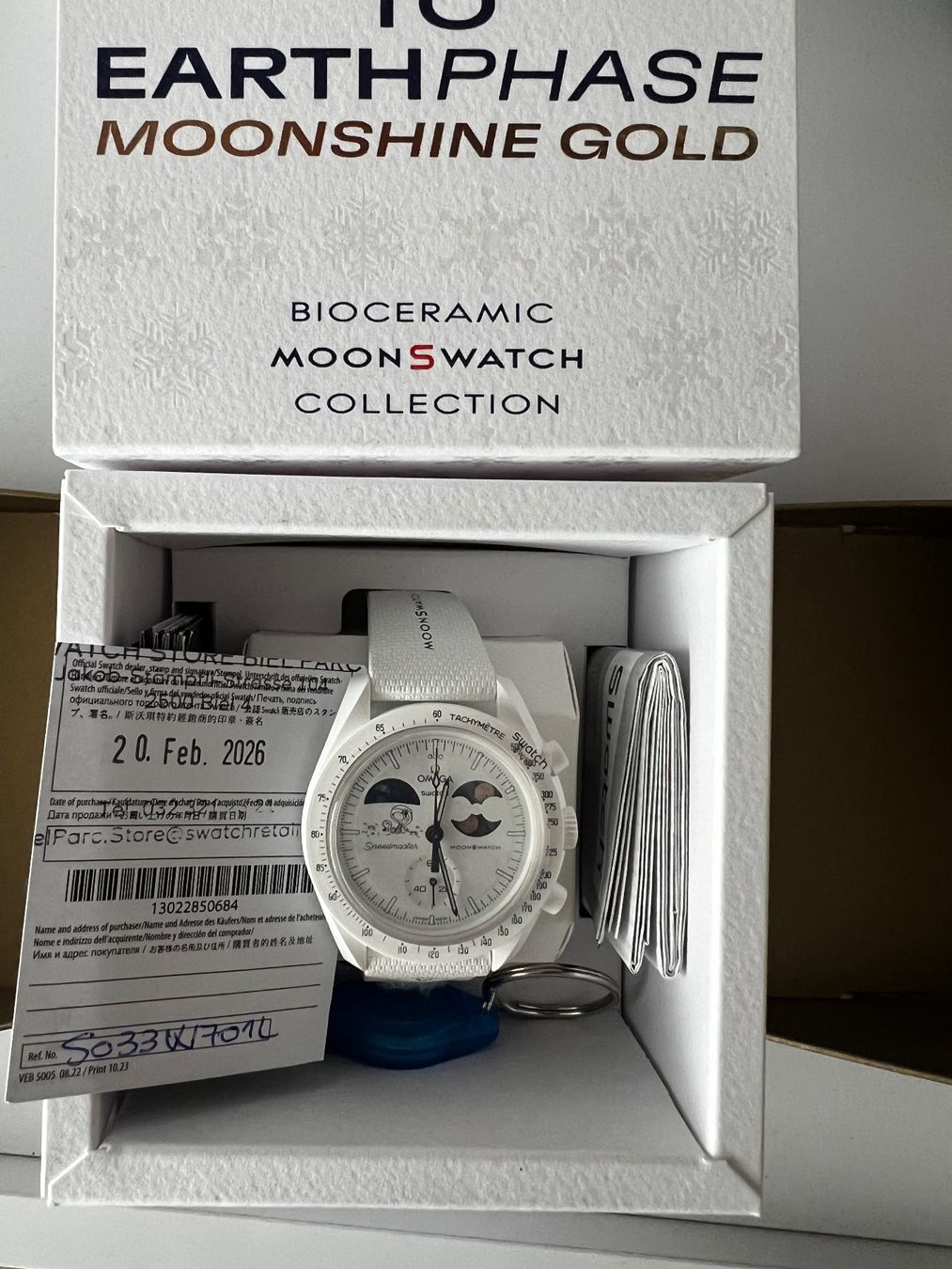 Swatch Omega Mission to Earth Phase Moonshine Gold! (Neuf avec ...