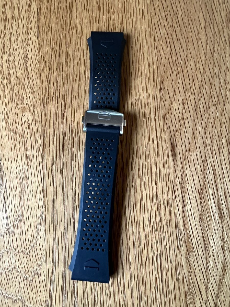 Bracelet montre TAG Heuer caoutchouc noir E4 et (E3) (D'occasion) à ...