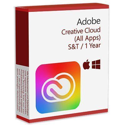 Adobe Creative Cloud (All Apps) Student & Teacher 1 Jahr (Neu (gemäss ...