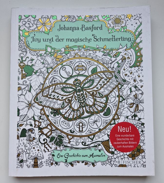 Ivy und der magische Schmetterling MALBUCH J. Basford (Gebraucht) in ...