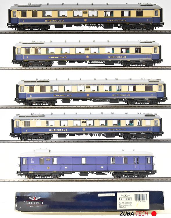 Liliput L382003 Wagen-Set "Rheingold" DRG H0 GS Analog OVP (Gebraucht) in St. Gallen für CHF 121 ...
