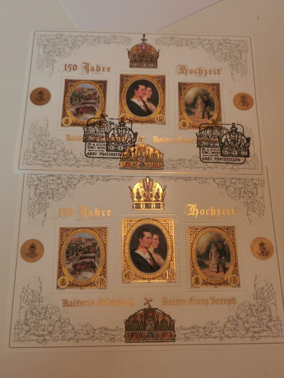 Österreich 150 Jahre Hochzeit Kaiserin Elisabeth Franz josef (Neu und originalverpackt) in ...