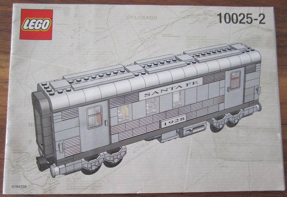 Lego Anleitungsheft Wagon 10025-2 Santa Fe | Kaufen auf Ricardo