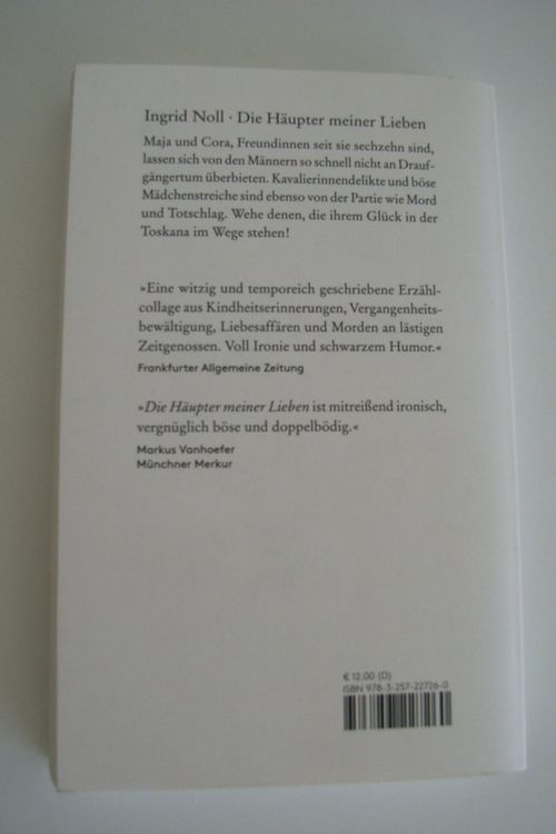 Ingrid Noll Die Häupter meiner Lieben Diogenes Roman | Kaufen auf Ricardo