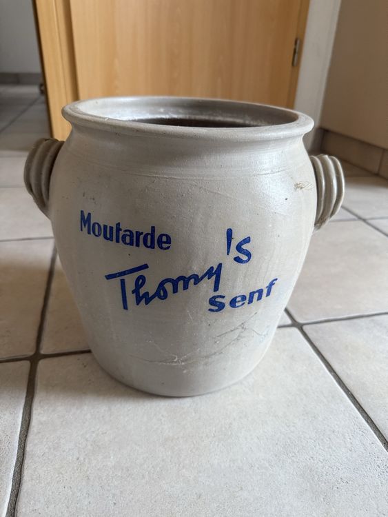 Alter Thomy’s Senf Topf Steinguttopf "Moutarde" Vintage (Gebraucht) in ...
