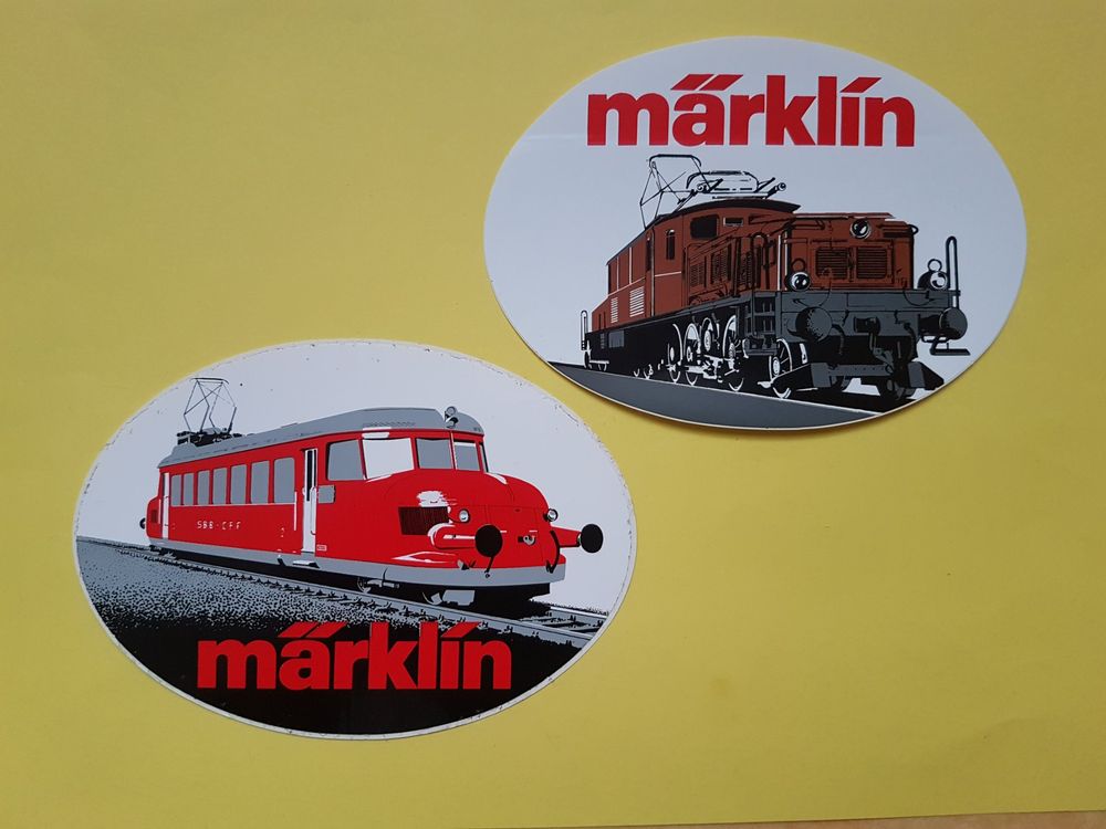 2 Aufkleber, autocollants, sticker Märklin, Crocodile Ce 6/8 (Neu und ...