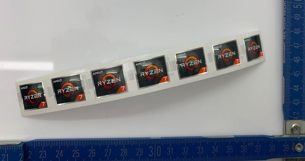 AMD® RYZEN™ 7™ ¦ STICKER | LABEL | 7x | Kaufen auf Ricardo