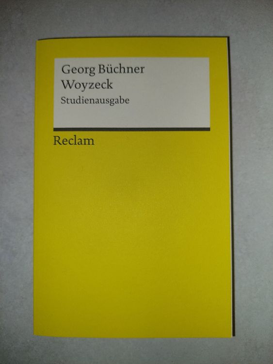 Woyzeck - Georg Büchner (Reclam) | Kaufen auf Ricardo